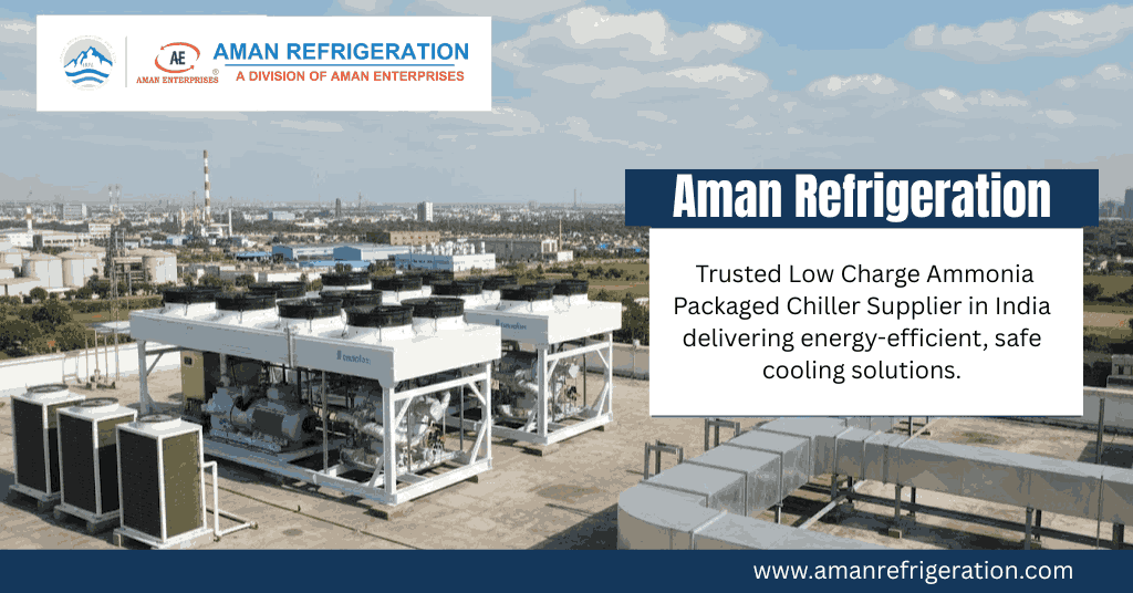 Low Charge Ammonia Packaged Chiller Supplier in India